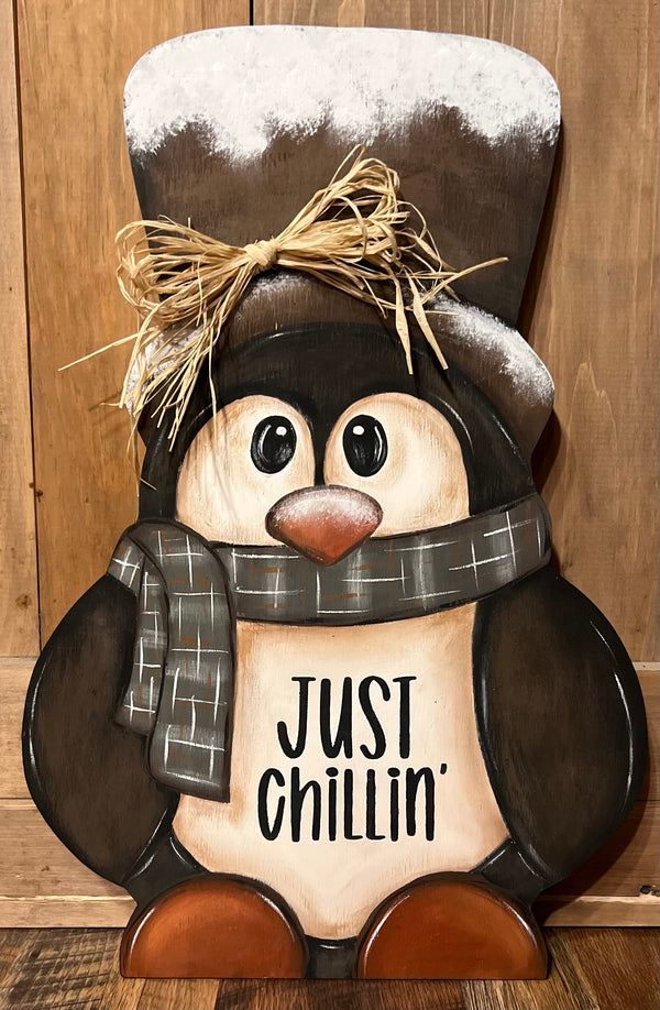 Just Chillin Penguin - Bossard's Board Works