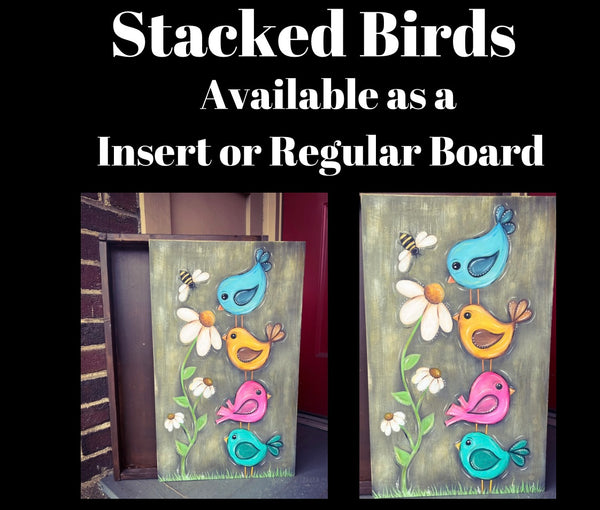 Past Products Tagged "stacked birds" - Bossard's Board Works