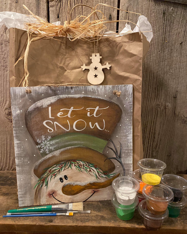 Let It Snow DIY Kit - Bossard's Board Works