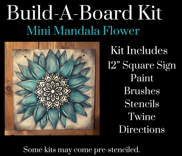 Mini Mandala Build A Board Kit - Bossard's Board Works