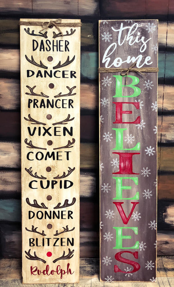 48" Tall Porch Signs - Bossard's Board Works